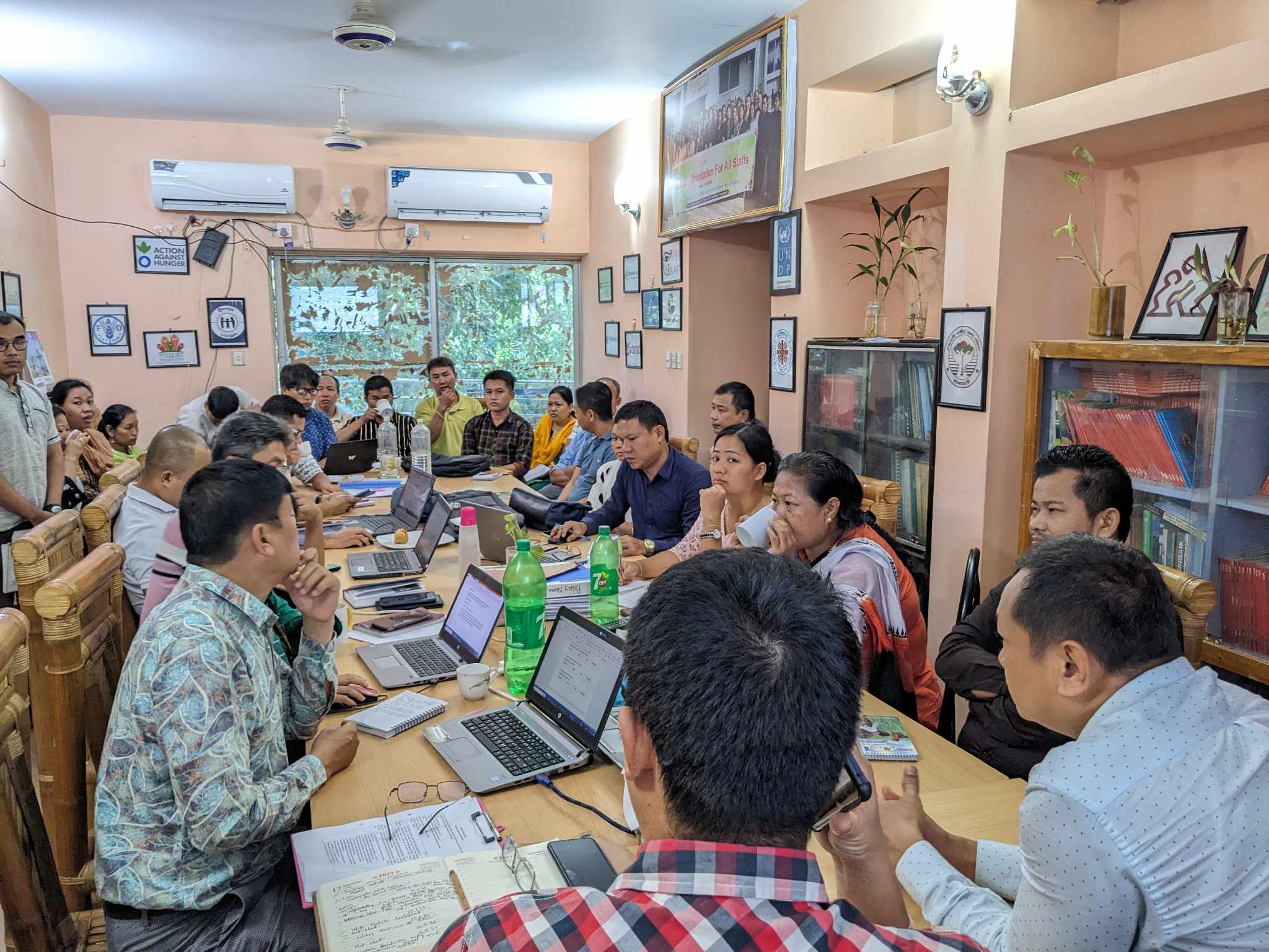 ASHIKA Monthly Staff Coordination Meeting on 03/07/2023 at ASHIKA Hall ...
