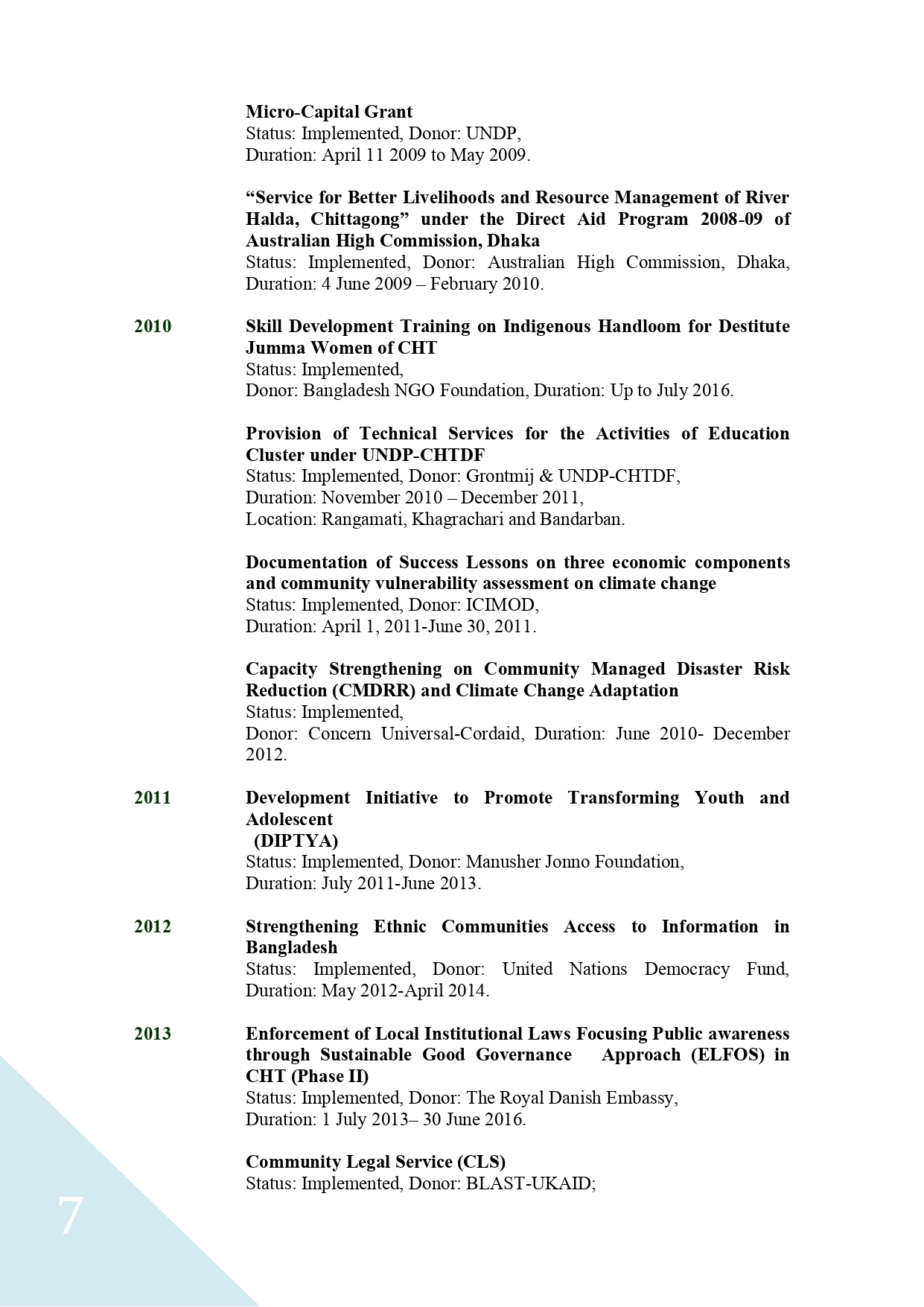 ASHIKA Profile - ASHIKA Development Associates